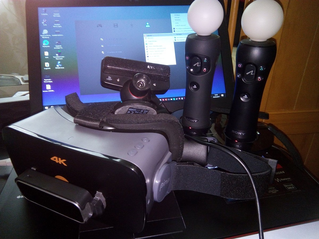 [Pimax 4K & Leap Motion] - using hand to control VR - VR content ...