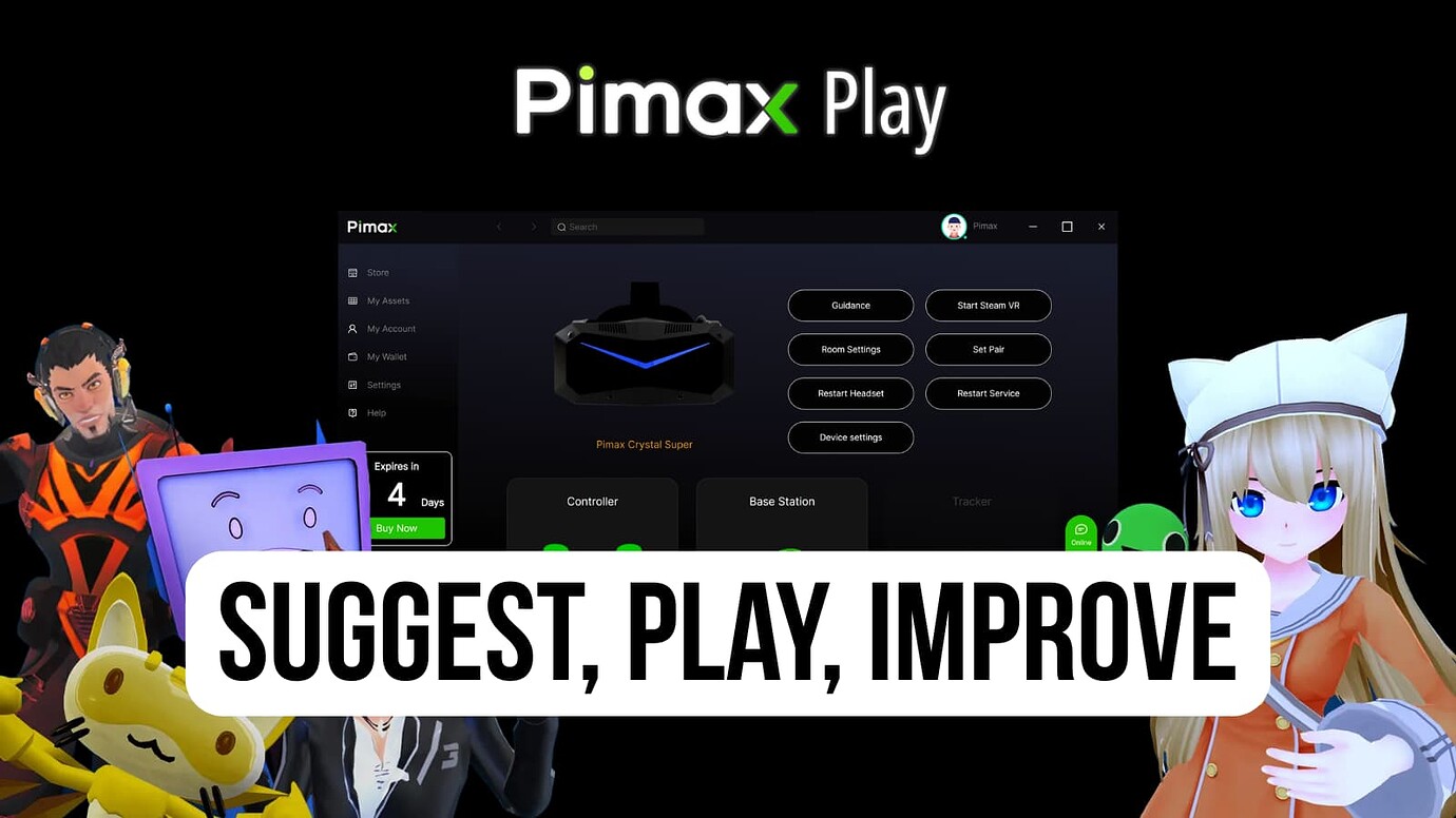 VRChat x Pimax Play Suggestions - General discussion - OpenMR | Community