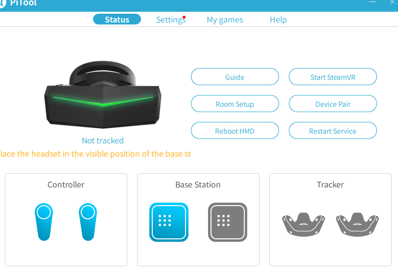 Pimax 8KX - lighthouse not detecting + controler - Discussion - OpenMR ...