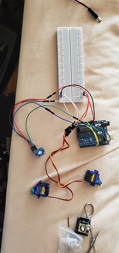 Custom made locomotion system through hardware modification of gamepads and vr controllers using ...